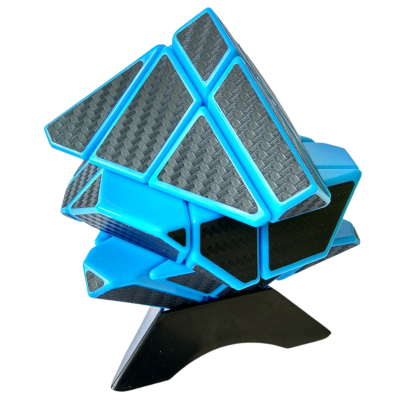 Ninja Ghost Cube Blue (Carbon Stickers) → MasterCubeStore